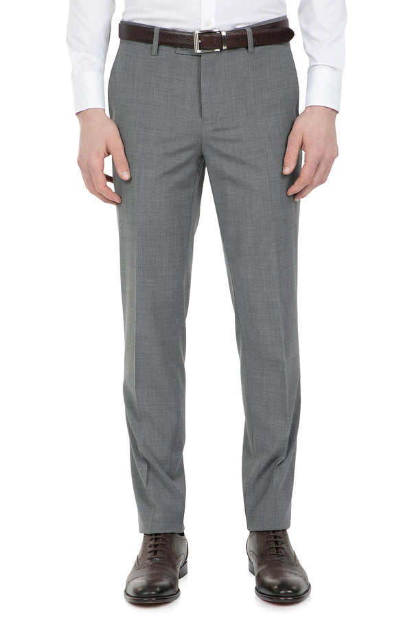 UBERSTONE SLIM FIT SILVER GREY JACK TROUSERS – thegentrymenswear